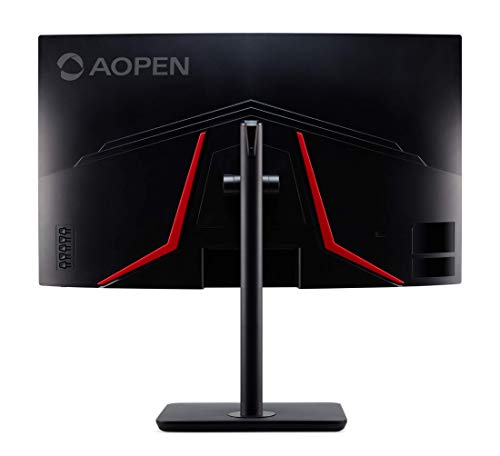 AOPEN by Acer 32HC5QR Zbmiiphx 31.5" 1500R Curved Full HD (1920 x 1080) VA Zero-Frame Gaming Monitor with Adaptive-Sync Technology, 240Hz, 1ms , (Display Port & 2 x HDMI 1.4 Ports), Black