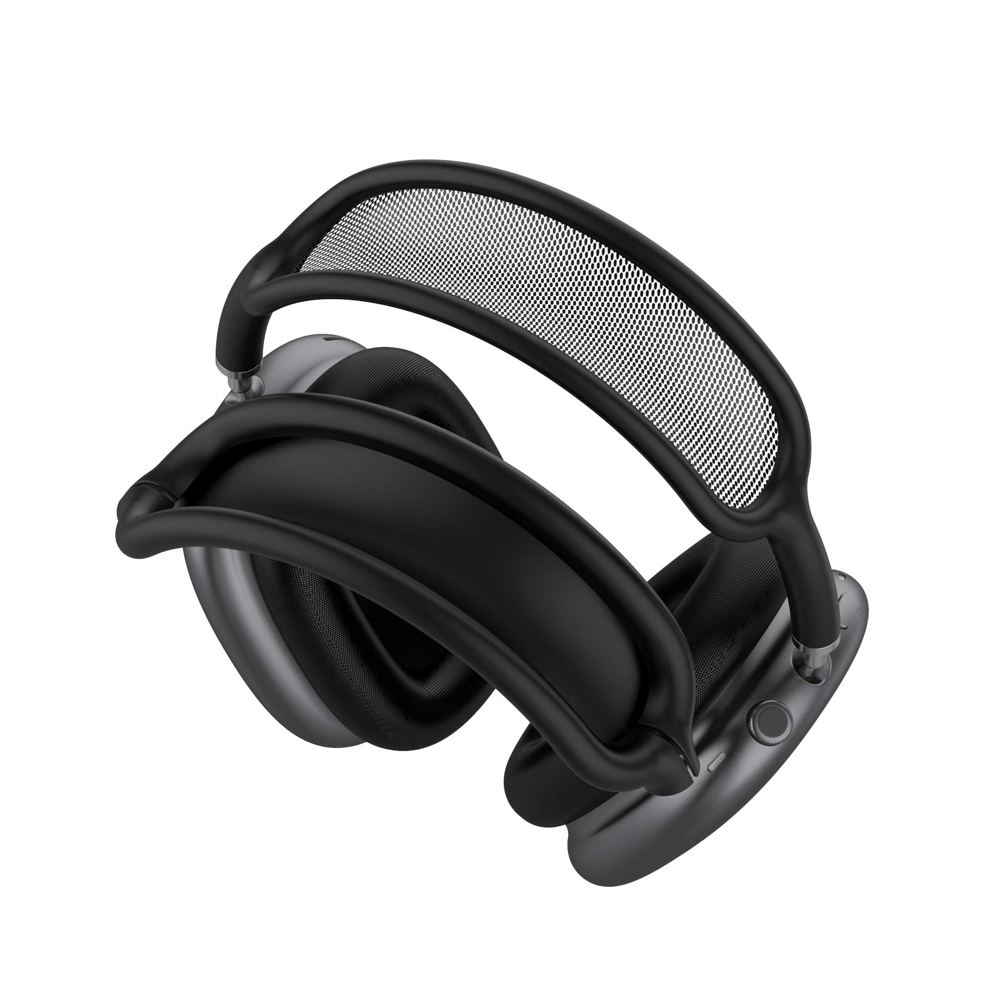 AWINNER Headband Cover Compatible for Apple AirPods Max,Washable Soft Silicone Headband Protectors/Comfort Cushion/Top Pad Protector Sleeve for AirPods Max (Black)