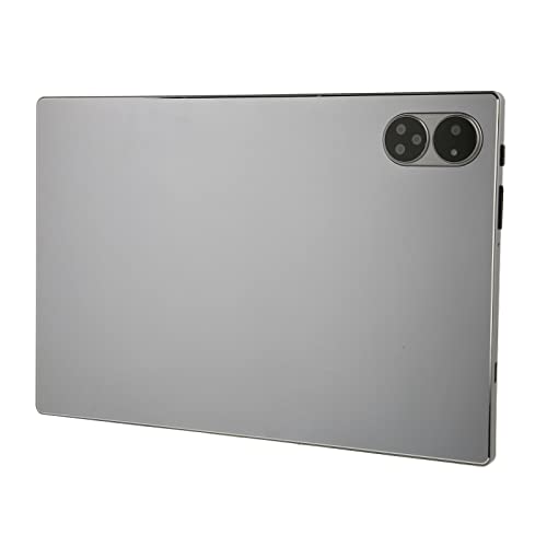10 Inch Tablet Kids Tablet 6GB 128GB 2.4G 5G Dual Band WiFi Silver Gray 4G Office Caller UK Plug