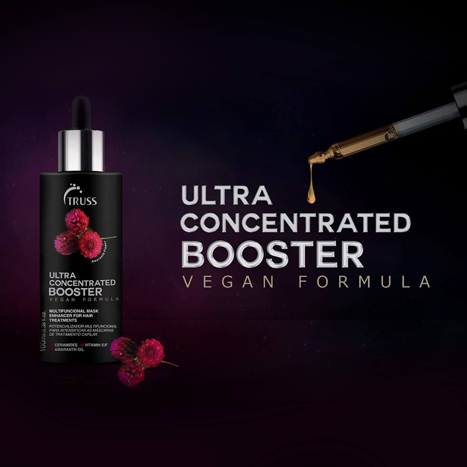 TRUSS Miracle Shampoo Bundle with Conditioner, Hair Mask and Ultra Concentrated Hair Mask Booster