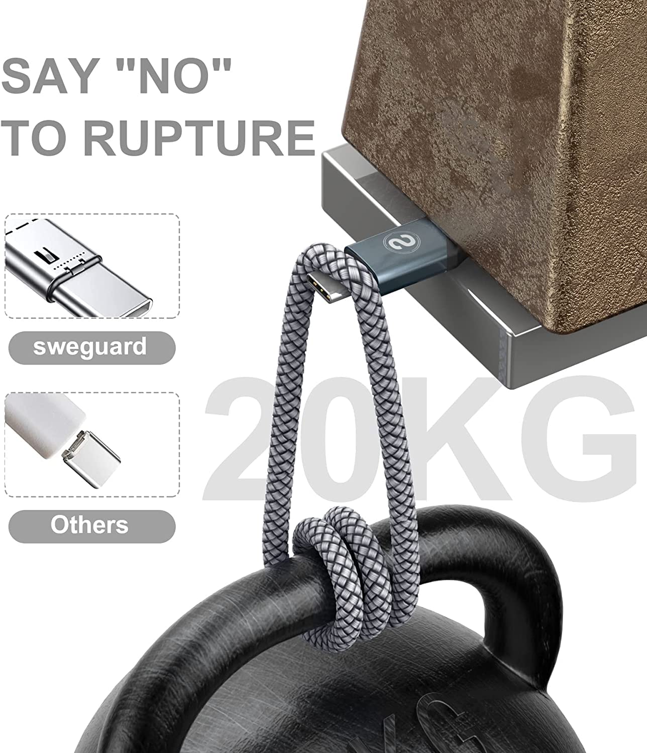 USB C to USB C Cable [2-Pack 6.6ft] PD 60W iPhone 16 Charger Nylon Braided Cord for iPhone 16 15 Pro Max Plus MacBook iPad Pro Air Mini Samsung S24 S23 S22 S21 S20 S10 Note 20 10 Flip LG Moto Pixel LG