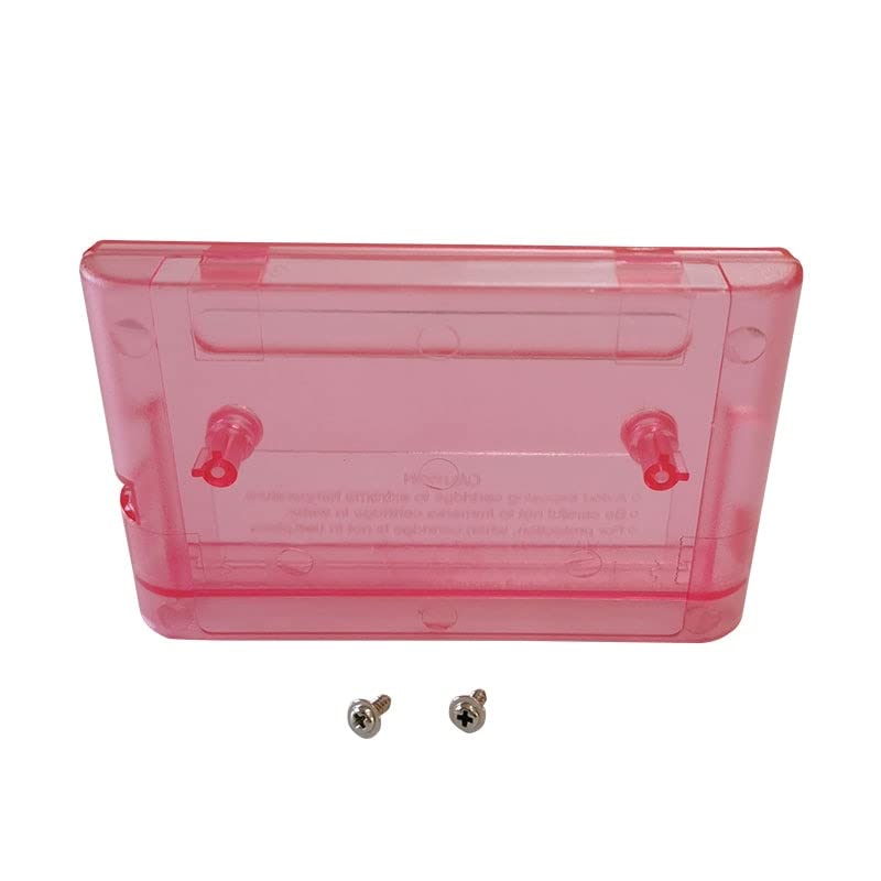 10/pcs Replacement Game Card Shell for Sega Game Cartridge Cover Plastic Case Clear Red