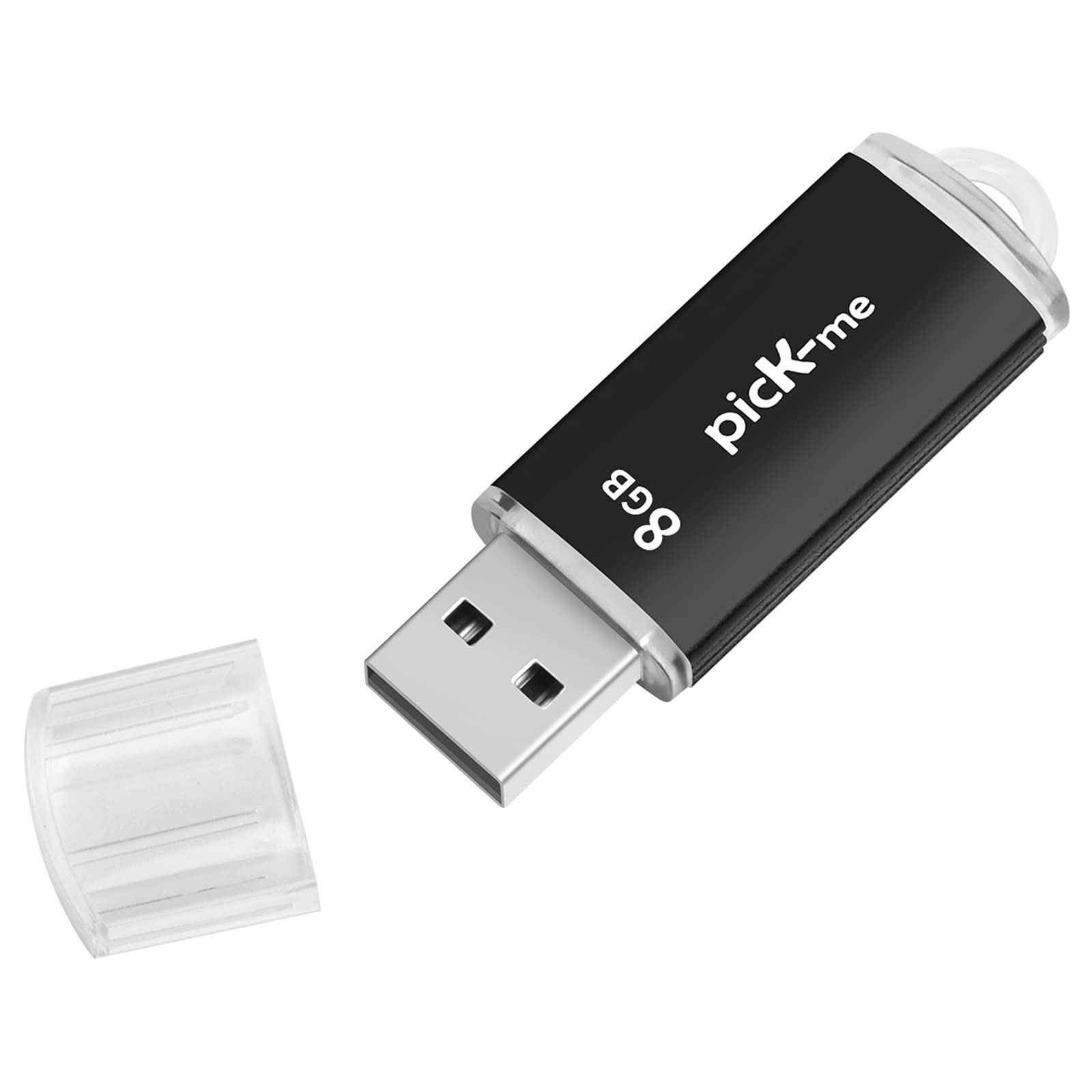 picK-me USB2.0 Flash Drive, 2 PCS USB Memory Stick Drives Bulk, for Data Storage and Share, for Desktop/Laptop/Smart TV/Car Audio etc (8GB)