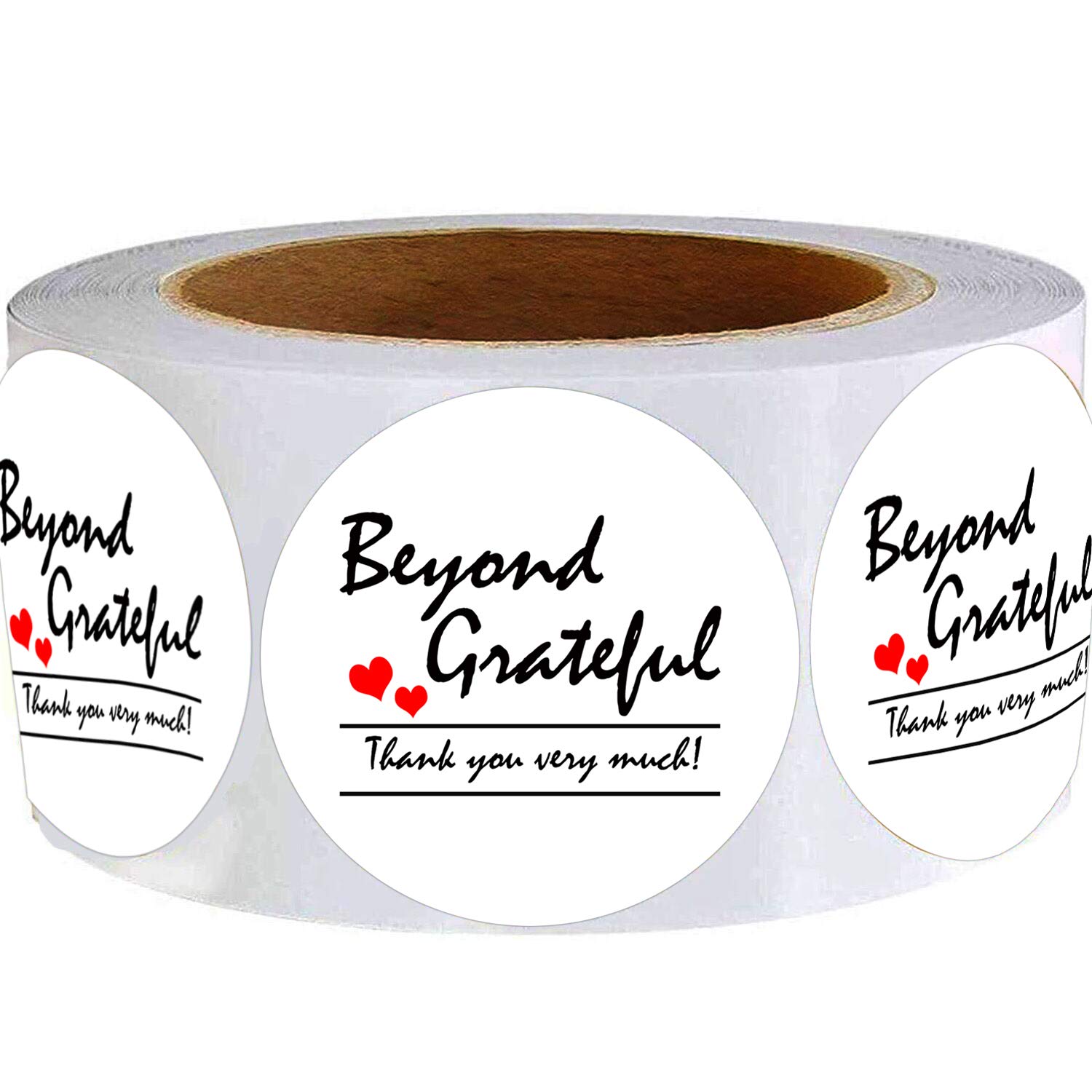 Beyond Grateful Thank You Sticker Label for Wedding,Bridal Shower,Baby Shower,Birthday,2 Inch 500 Pcs Per Pack…