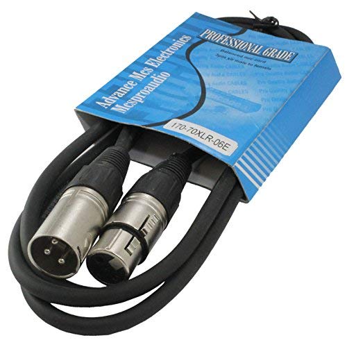 10 Pack of MCSPROAUDIO 6 FT Low Z Male to Female 3 Pin XLR Mic Microphone Cable