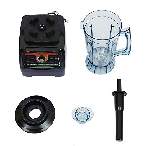 3.9L Commercial Blender Smoothie Maker Wet & Dry Universal Fruit Juicer Ice Crusher Shaved Ice Smoothie Machine 2800W Frozen Fruit Countertop Blender Heavy Duty Blender Milk Shaker Grains Processor