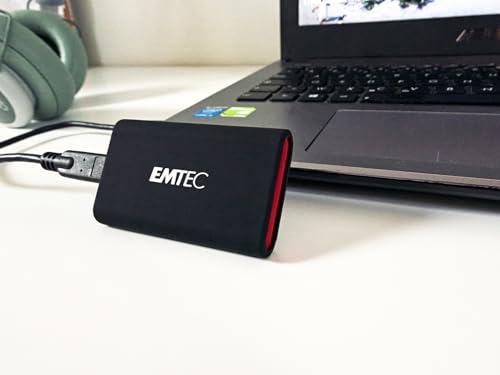 Emtec 512GB X210 Elite SATA III Portable Solid State Drive (SSD) with NAND Technology ECSSD512GX210