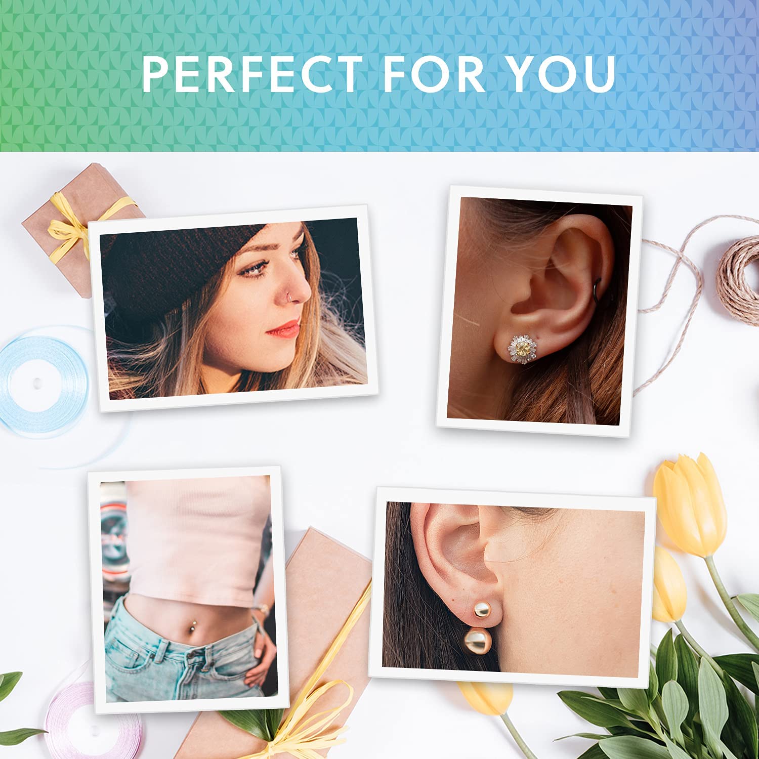 Recuren Plus Piercing Aftercare Spray Solution to Shrink Piercing Bumps, Suitable for Ears, Nose, Tongue, Navel Piercings, Cleansing Treatment, Soothing Mist 30ml (1PACK)