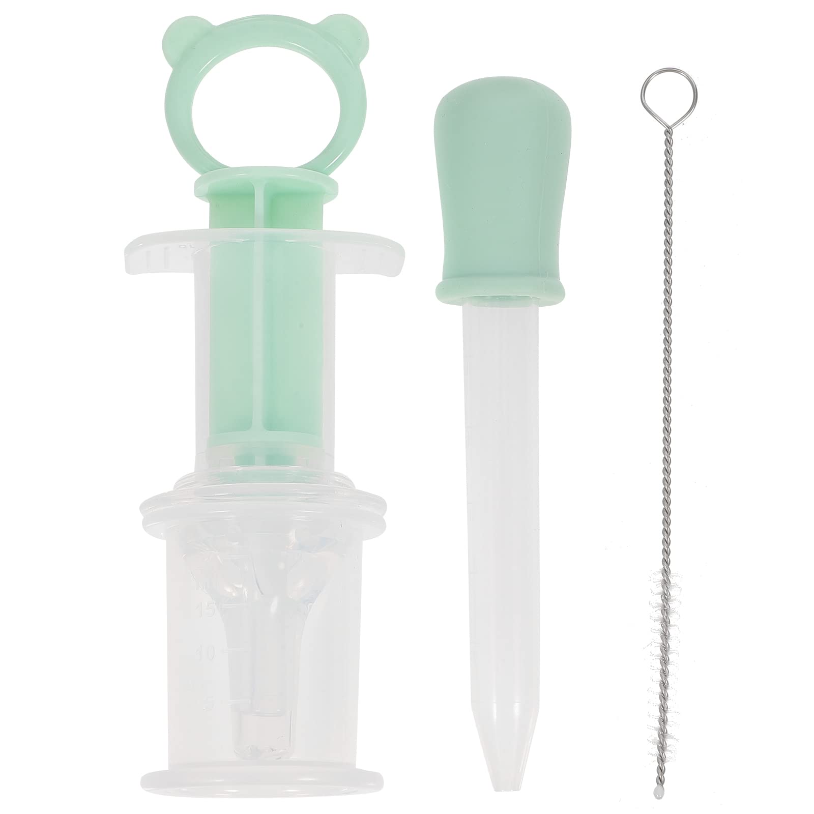 NUOBESTY Baby Medicine Pacifier Kit Food Feeding Dispenser Liquid Pill Dropper Measuring Cups for Infant Newborn |Random Color