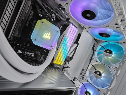 CORSAIR Vengeance RGB RT 32GB (4x8GB) DDR4 3600 (PC4-28800) C18 1.35V Desktop Memory