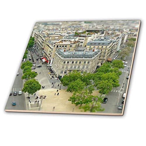 3dRose Place De La Concorde in Paris, France Ceramic Tile, 8"