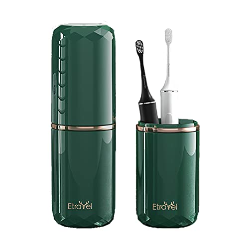 Etravel Travel Toothbrush Case And Cover - Luxury Toothbrush Holder, Portable Travel Organizer, Camping Supplies, Electric Toothbrush Case For Travel - 4 Colors [Olive]