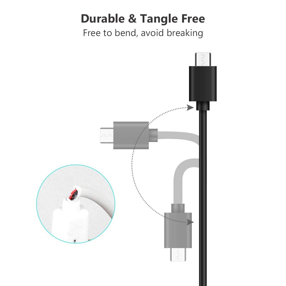 USB Charging Cable Charger Cord Compatible for TREBLAB FX100 HD77 HD7,BUGANI M83,AOMAIS GO,iFox iF012 Bluetooth Speakers Power Cord