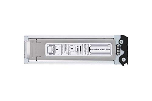 Icy Dock ToughArmor MB852M2PO-B Caddy Rack Mobile, 2X SSD NVMe M.2 Drive Adapter for Odd Ultra Slim (9.5mm) CD/DVD Drive Bay with OCuLink SFF-9402 Connector