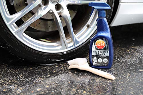 303 Tire and Rubber Cleaner - Preps Tires for Dressing - Fast Acting Foaming Formula - Removes Tire Browning - Safe for All Rubber and Vinyl, 32 fl. oz. (30579CSR)