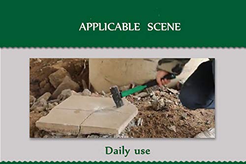 3-Pound heavy duty hammer/Strike Drilling/Crack Hammer, octagonal hammer with fiber shockproof handle,3-Pound Sledge with Fiberglass Handle & No-Slip Cushion Grip