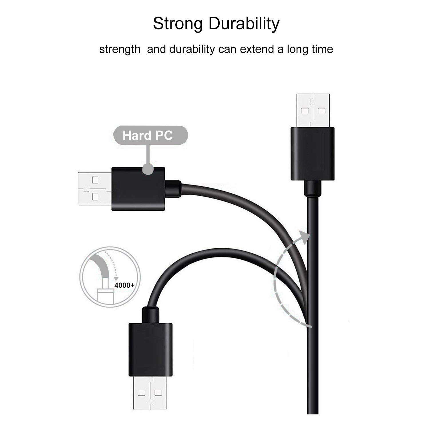 5Ft Replacement Charger Cord Cable Fit for Bose SoundSport QuietComFfort 35 QC35 II QC25 Headphones AC Micro USB Power Adapter Supply