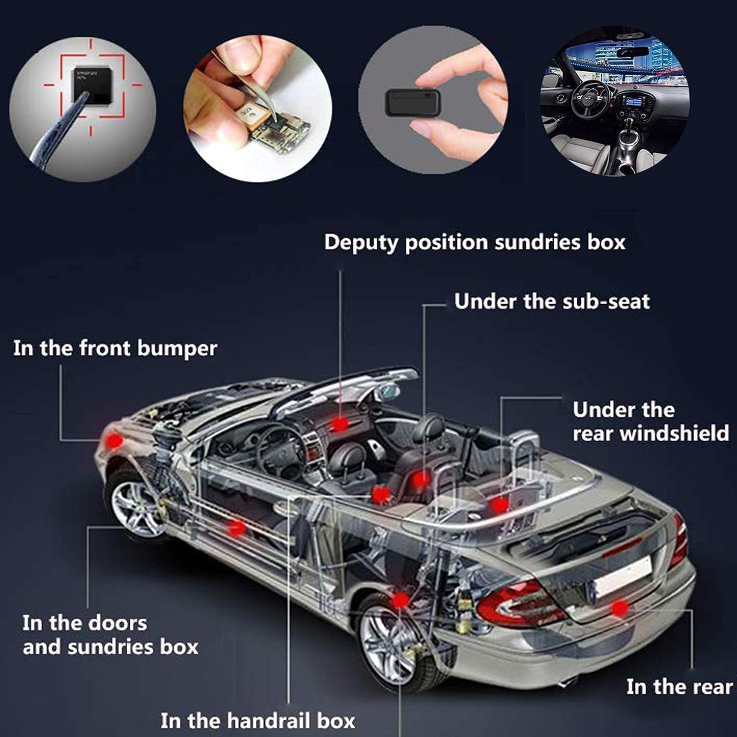Hidden Camera Bug Detector Upgraded 2022 Newest Anti Spy Detector with LCD, RF Signal Wireless GPS car Tracker Eavesdropping Device Finder with Extra AI Function, GSM,MAZEBLITZ
