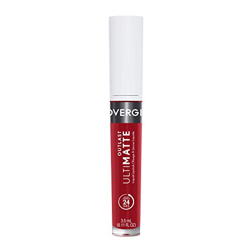 COVERGIRL Outlast Ultimatte One Step Liquid Lip Color, Wine O Clock, Wine O Clock, 0.12 Fl Ounce