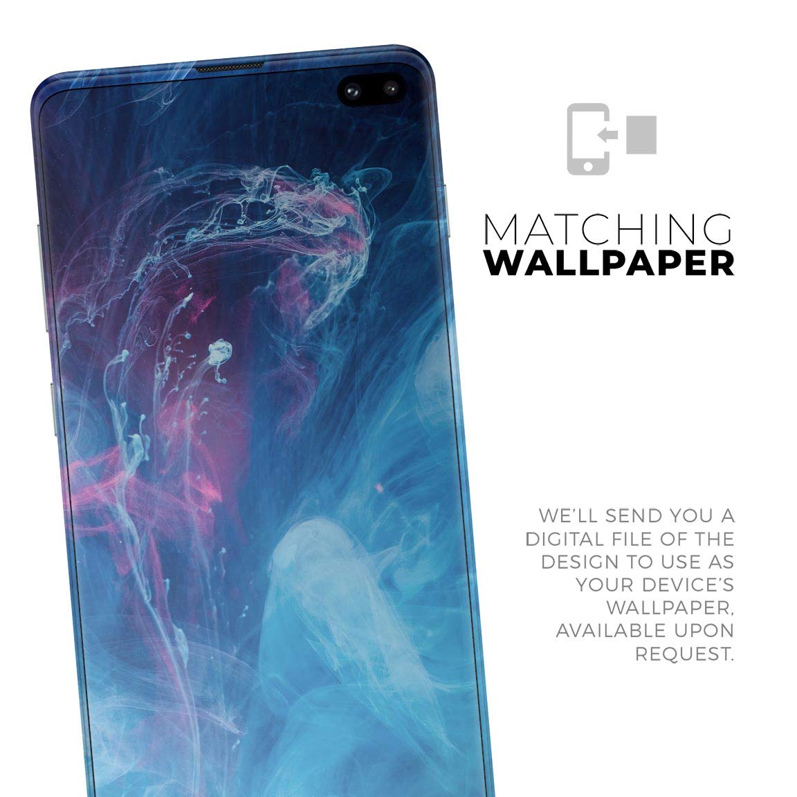 DesignSkinz Dream Blue Cloud Protective Vinyl Decal Wrap Skin Cover Compatible with The Samsung Galaxy S20 (Screen Trim & Back Glass Skin)