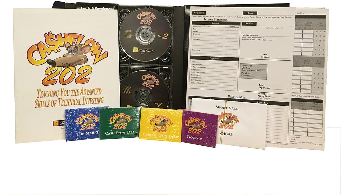 202 Cashflow Game - Rich Dad Poor Dad Robert Kiyosaki Game Robert Kiyosaki Cashflow Board Game + Free Expredited Shipping