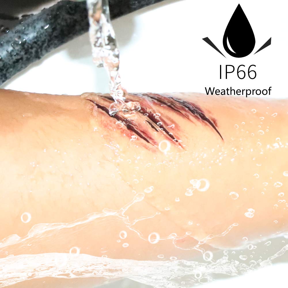 10pcs Horror Realistic Fake Bloody Wound Stitch Scar Scab Waterproof Temporary Tattoo Sticker Halloween Masquerade Prank Makeup Props (10) (10pcs S165)