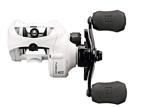 13 FISHING - Origin C - Low-Profile Baitcast Fishing Reel - 6.6:1 Gear Ratio - Left Hand Retrieve (Fresh) - OC6.6-LH