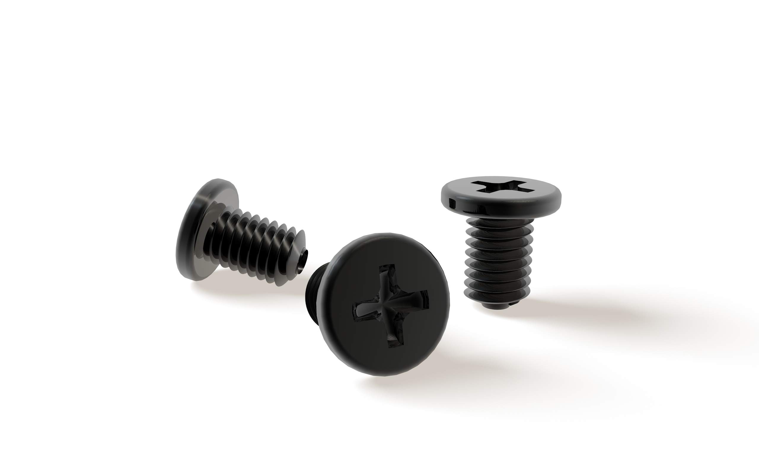 12x Replacement Black Philips Drive Laptop Screws M2.5X4mm Screw M2.5X4L PM2.5X4.0