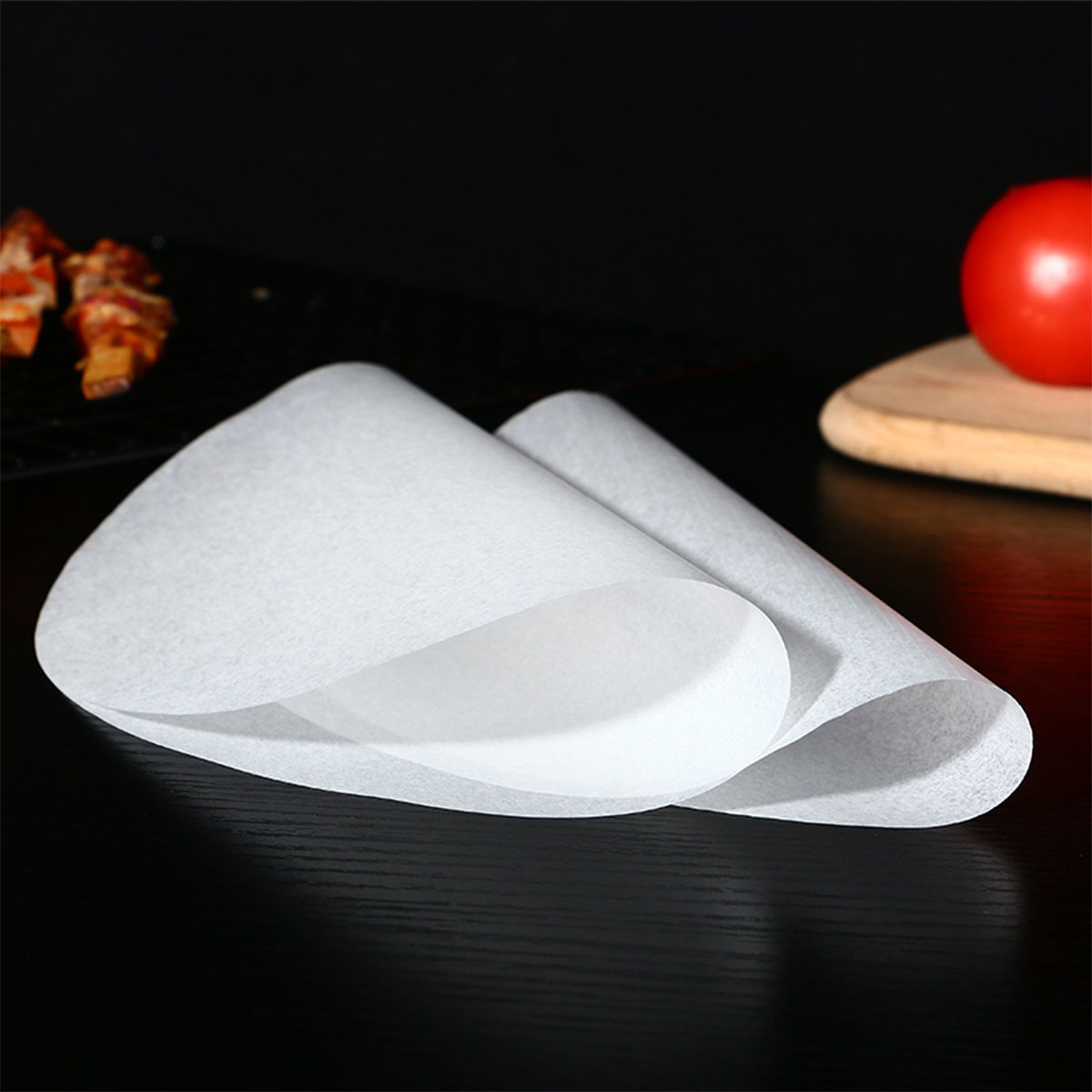 100pcs Parchment Paper Rounds 9 Inch Diameter Precut for Baking - Non-STICK 9'' Cake Pan Liner Circles, Perfect for Cheesecake Pan Springform Pan Bundt Pan Steamer and Air Fryer