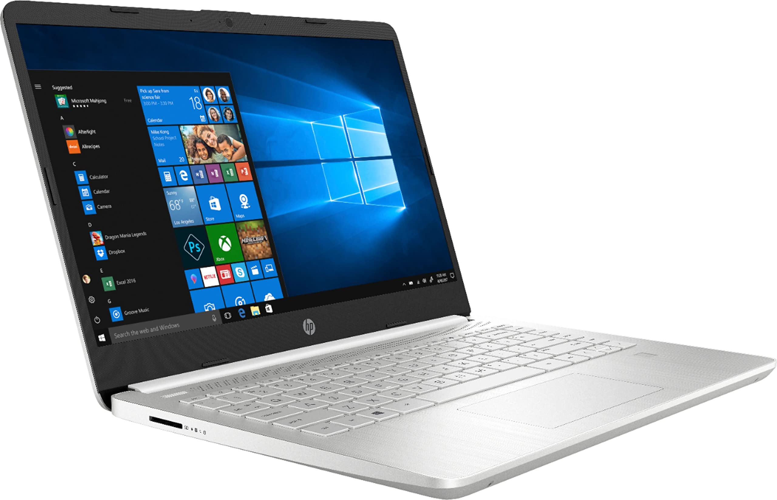 2022 HP Pavilion 14 Inch HD Touchscreen Laptop, 11th Gen Intel Dual-Core i3-1115G4 up to 4.10 GHz, 32GB DDR4 RAM, 1TB PCIe SSD, Webcam, USB-C, HDMI, Wi-Fi, Bluetooth, Win 11 S, Silver, TiTac Card