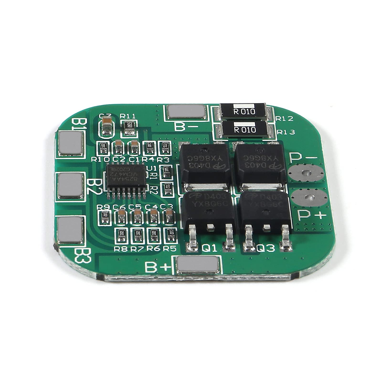 MELIFE 4PCS 4S 20A 14.8V Lithium for 18650 Battery BMS PCM Protection PCB Board Module 16.8V with Overcharge Over Discharge Short Circuit Protection