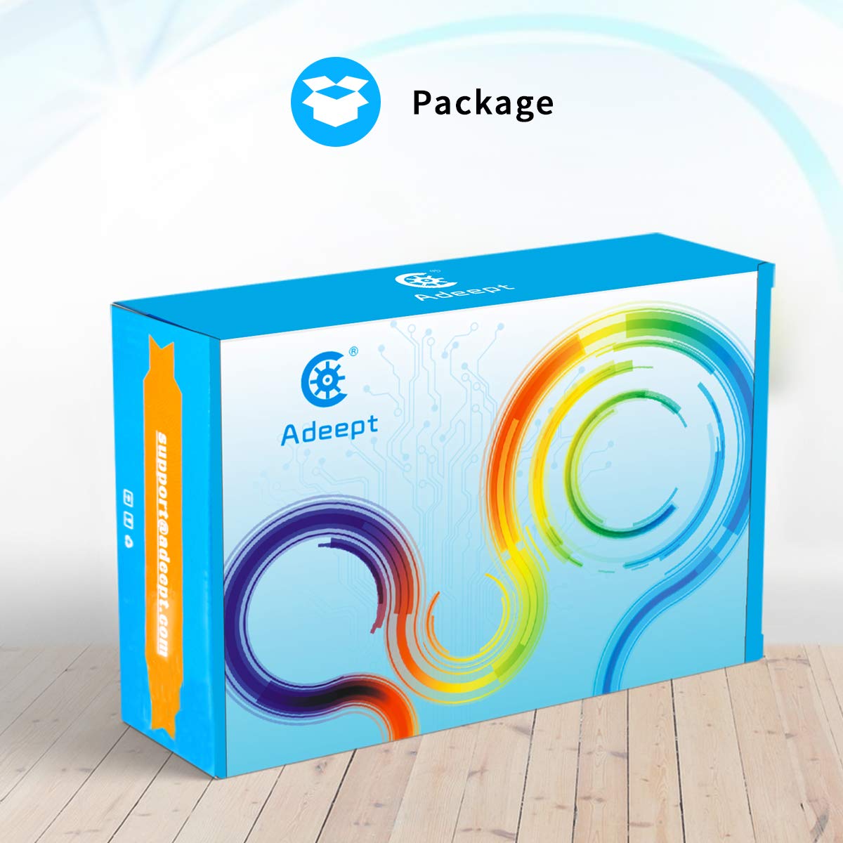 Adeept Upgrade Ultimate Starter Kit for Raspberry Pi 4 3, Raspberry Pi Kit, Python C Code, 40 Projects, DIY Electronic Components Kit with 480 Pages PDF Manual