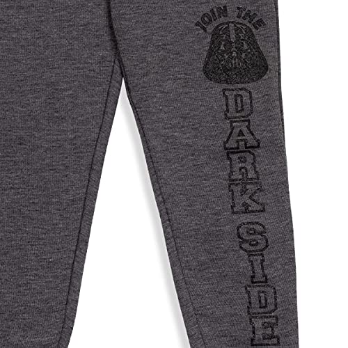 STAR WARS Darth Vader Little Boys Fleece 2 Pack Jogger Pants Black/Grey 6