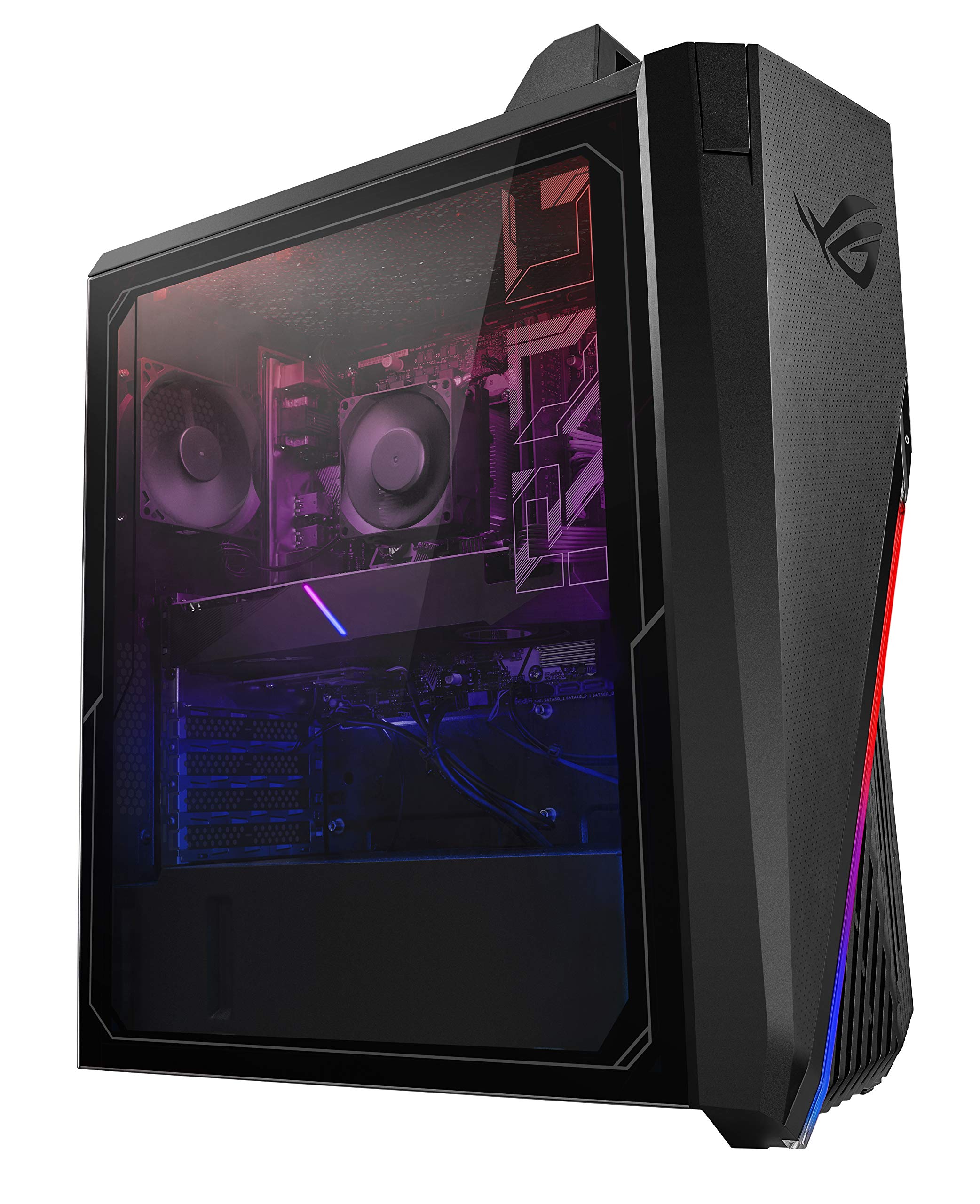 ROG Strix GA15DH Gaming Desktop PC, AMD Ryzen 7 3700X, GeForce GTX 1660 Ti, 16GB DDR4 RAM, 512GB PCIe SSD, Wi-Fi 5, Windows 10 Home, GA15DH-BS762