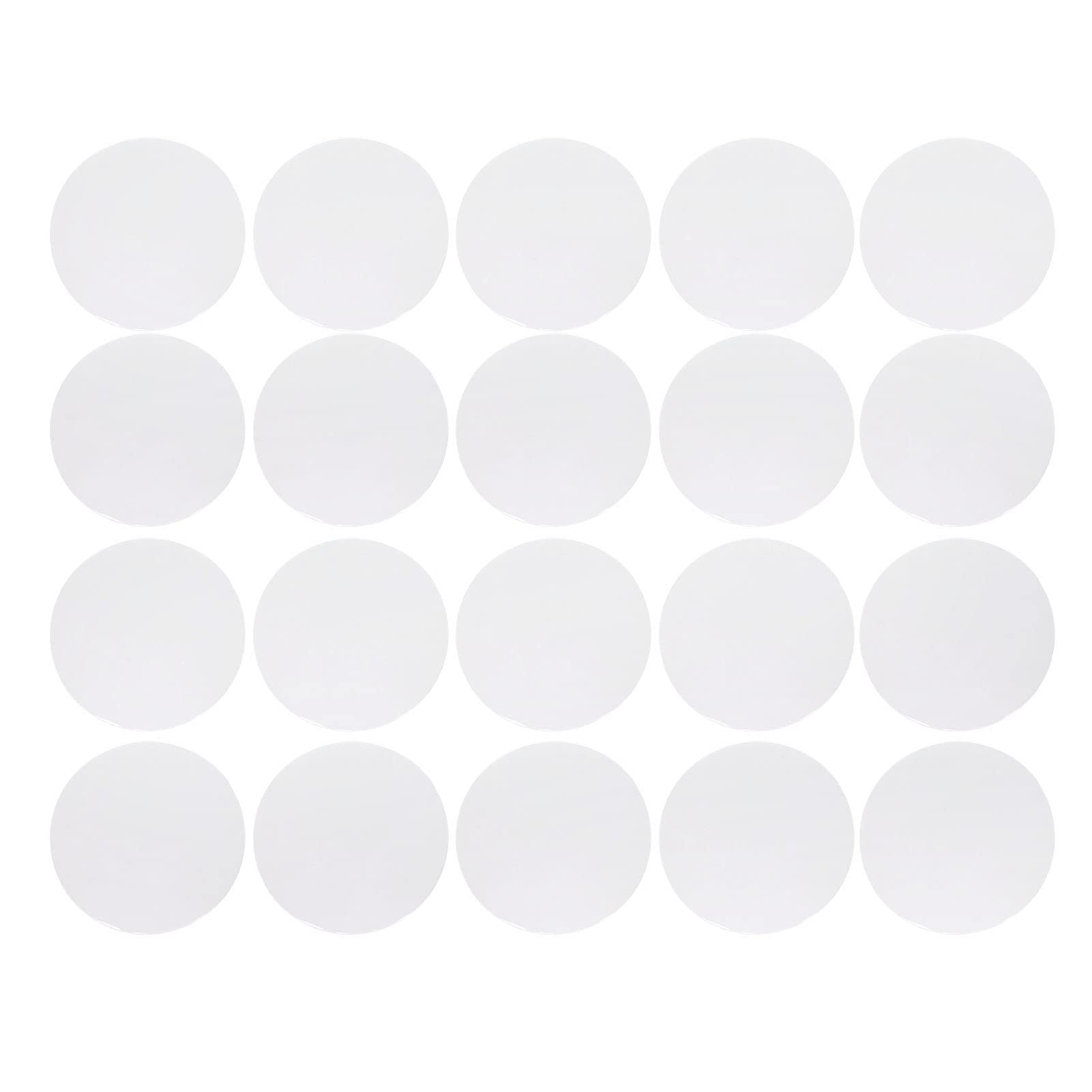 20pcs Dental Hard Splint Sheets Round, Vacuum Forming Sheet Thermoforming Material Round Good Thermoforming Performance, for Vacuum Forming Machine