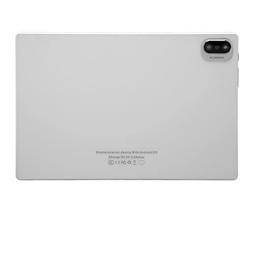 10.1in Tablet, 12GB RAM 256GB, 1920x1200 MT6755 8 Core, with Mouse Keyboard, 4G Call 5G WiFi, 8800mAh Battery 100β240V US Plug (White)