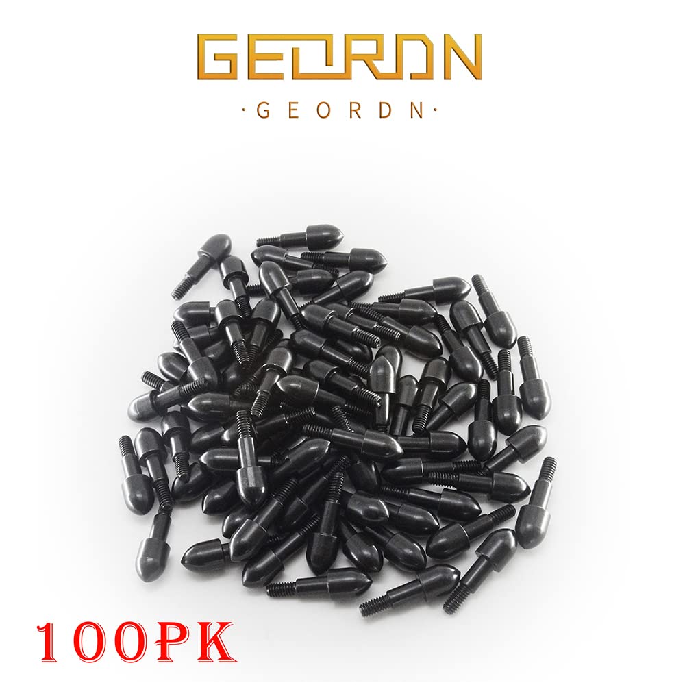 100 Grains Target Points Archery Field Points Arrow Tips Screw in Bullet and Combo Points for Crossbow Recurve Bow Compound Bow Hunting Shooting 100 PCS (11/32β-100 Grains Point-100 PK)