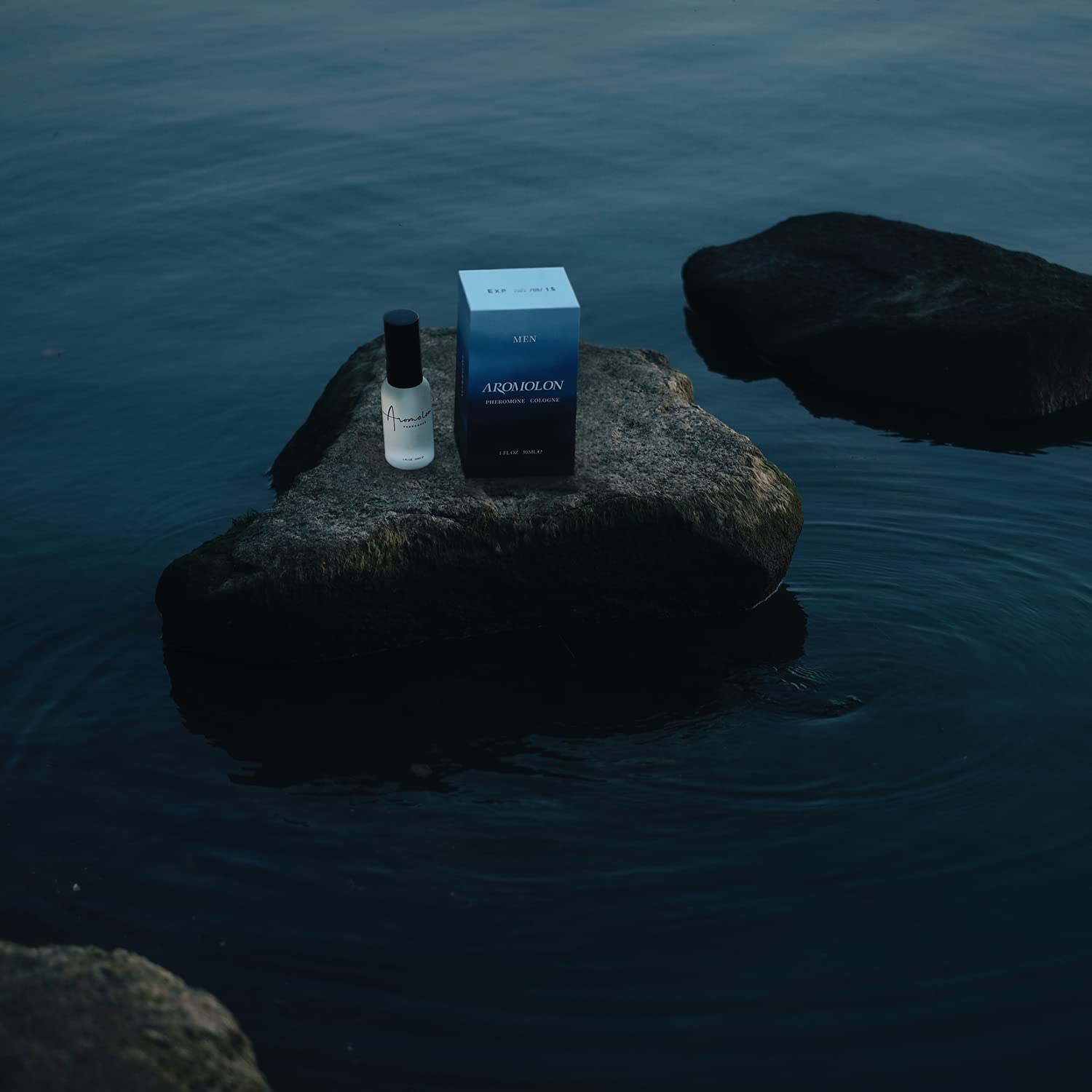 Aromolon Aquatic Fragrance Pheromone Cologne Spray for Men – Ocean-inspired Scent – Strongly Phermones Pefume Oil – 1Fl Oz / 30 Ml