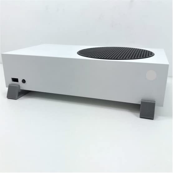 3D Cabin Stand Raiser Compatible with Xbox Series S for Cooling, Horizontal Holder Grey