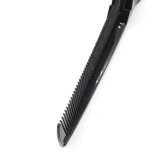 Aeyistry 3 Pcs Portable Travel Hair Comb Brush Foldable Massage Hair Comb Anti-static Hairdressing Tools Set(Black)