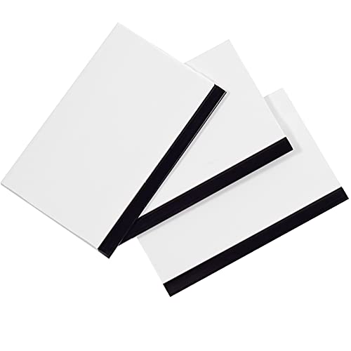AHCHAY 3-inch Screen Printing Squeegee with Soft Rubber, Tiny Flexible Block Scraper for Car Mirror, Vehicle Side Rear Glass, Removing Water and Rain, Pack of 3