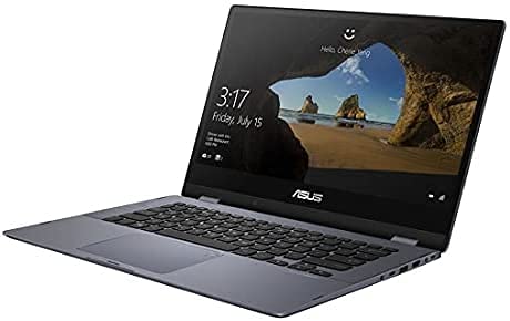 ASUS Vivobook Flip 14" FHD 2-in-1 Touchscreen Laptop | Intel Core i3-8145U up to 3.9GHz | 8GB DDR4 | 256GB SSD | Webcam | Bluetooth | HDMI | Windows 10 Home S | TWE Bundle
