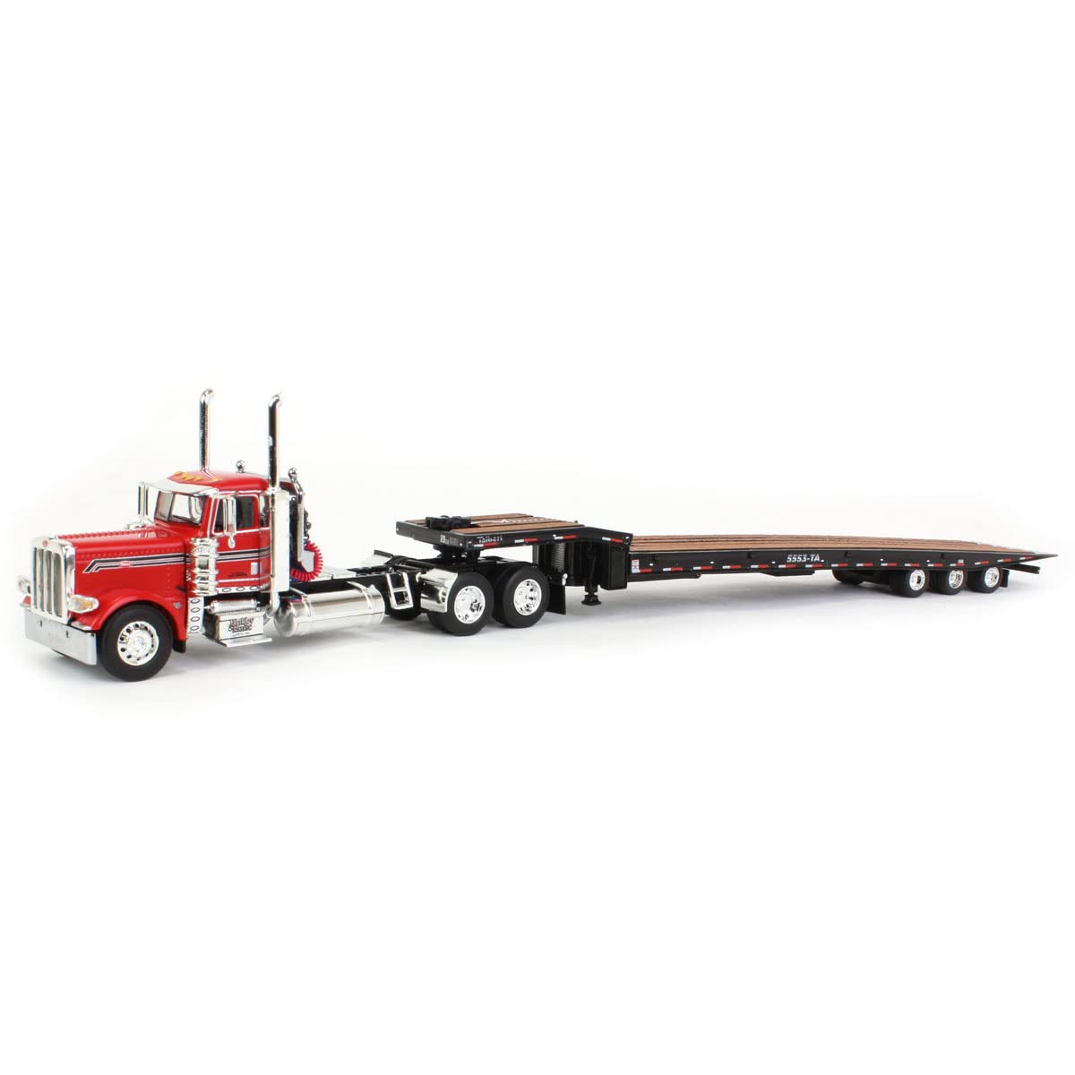 1/64 Peterbilt 389 Day Cab with Headache Rack & Talbert 5553TA Trailer, Binkley & Hurst 60-1446