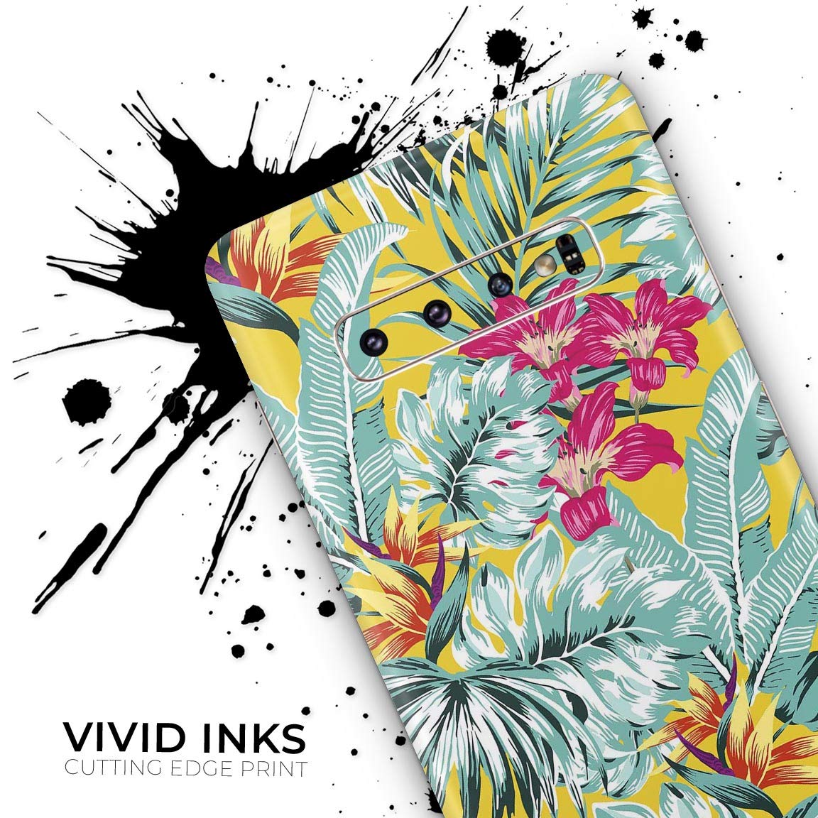 DesignSkinz S17 colorway3 Protective Vinyl Decal Wrap Skin Cover Compatible with The Samsung Galaxy S20 (Screen Trim & Back Glass Skin)