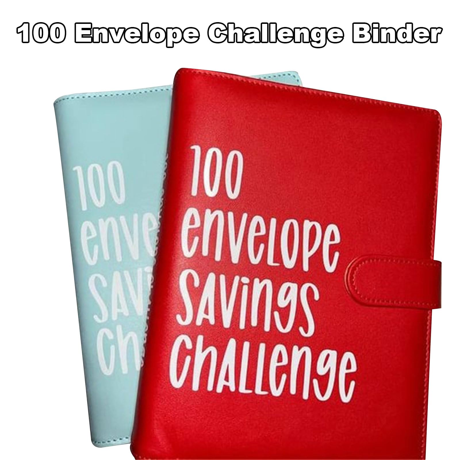 100 Envelope Challenge Binder, Easy and Fun Way to Save $5,050, 2023 New Savings Challenges Binder, Savings Book with Cash Envelopes, Budget Binder Planner Book for Budgeting Planner & Saving Money