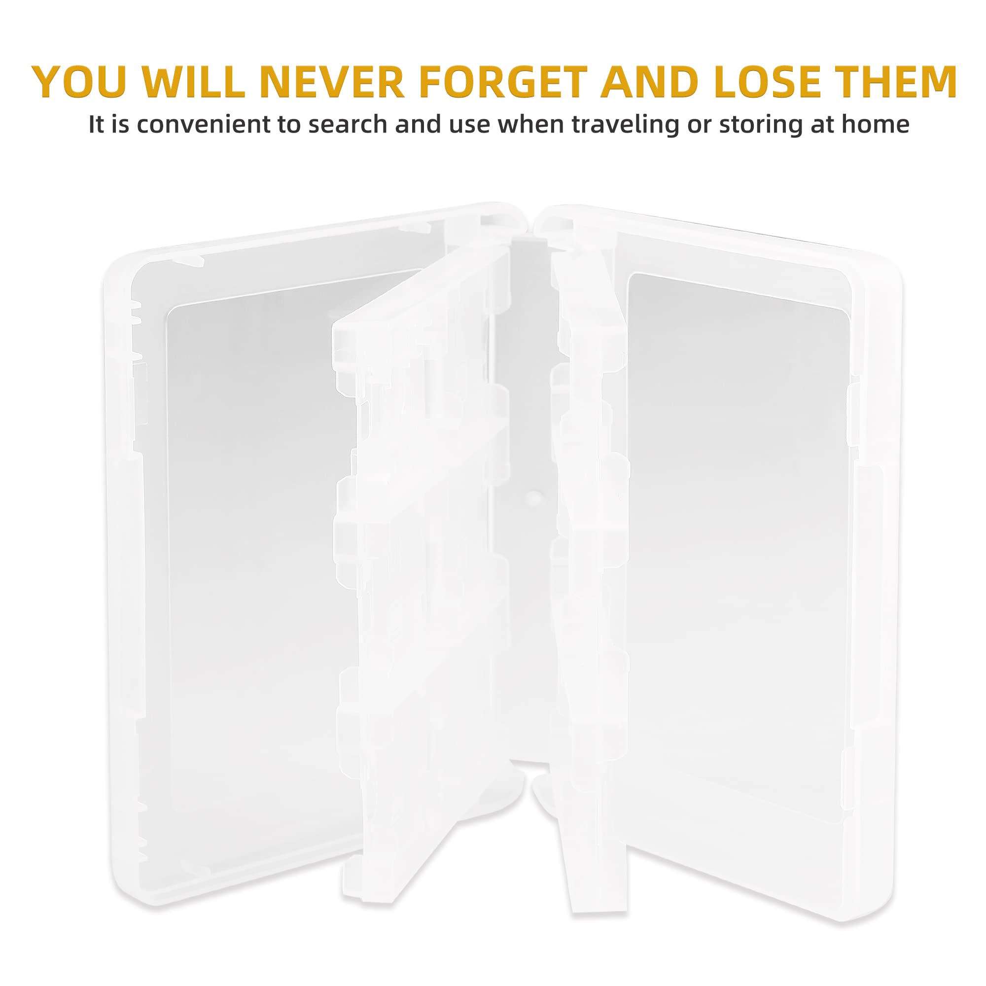 3DS Game Holder Card Case, 28-in-1 Game Holder Card Case Compatible with Nintendo NEW 3DS / NEW 3DS XL / 3DS / 3DS XL / DSi / DSi XL / DS / NEW 2DS /NEW 2DS XL / 2DS/ 2DS XL Catridge Storage Box (White)