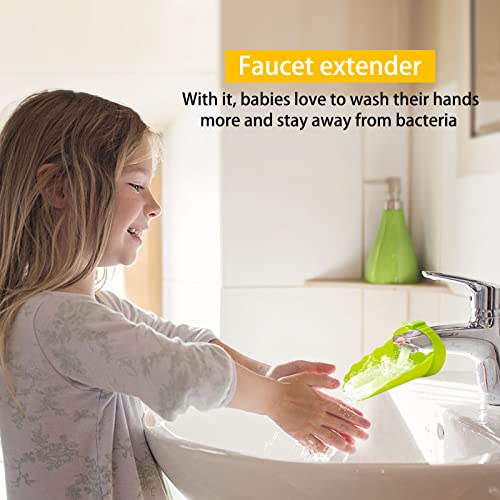 Faucet Extender for Kid, 3 Pack Sink Faucet Extender for Toddler Hand, Wash Helper Bathroom Sink for Babies and Children Fun Hand-Washing Solution