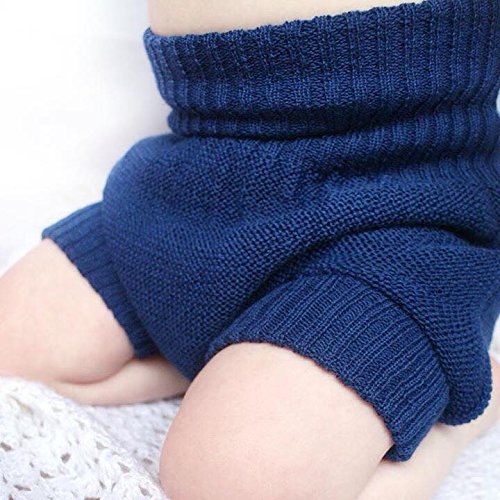 Organic Merino Wool Diaper Cover - Overnight Knit Diaper Cover for Fitted Cloth Diaper (EU86-92, Pacific)