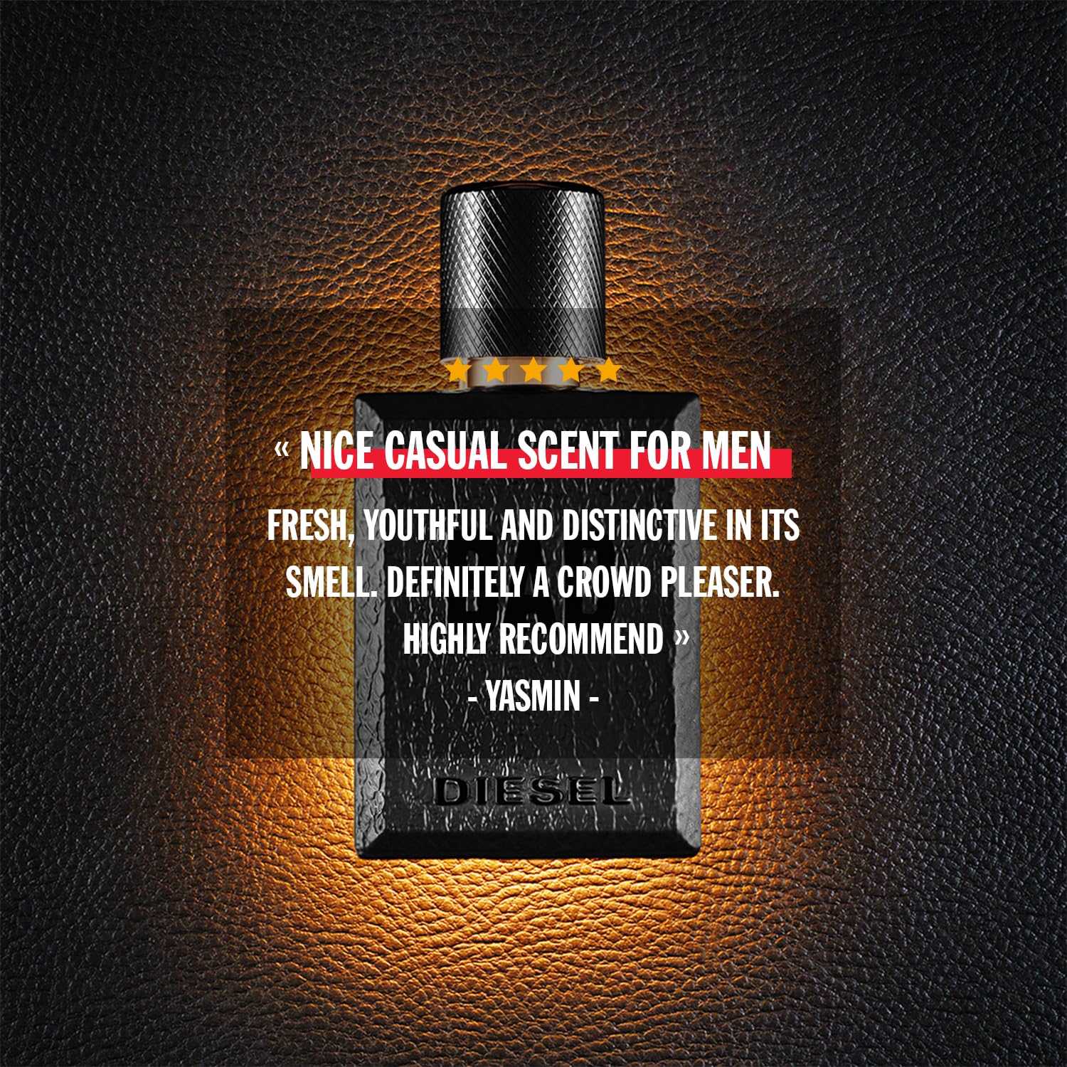Diesel Bad Eau de Toilette Spray Cologne for Men, 3.4 Fl. Oz.