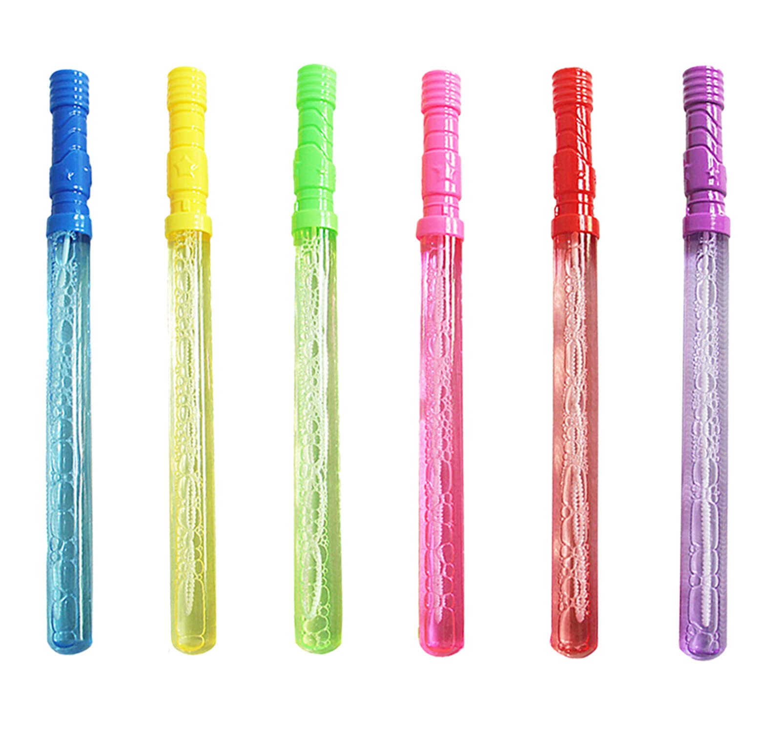 14.6ââ Big Bubble Wands for Kids Bubble Wand Bulk with Bubbles Refill Solution for Summer Toy, Bubbles Bulk Party Favors, Outdoors Toys Gifts for Boys Girls Party Supplies (12)